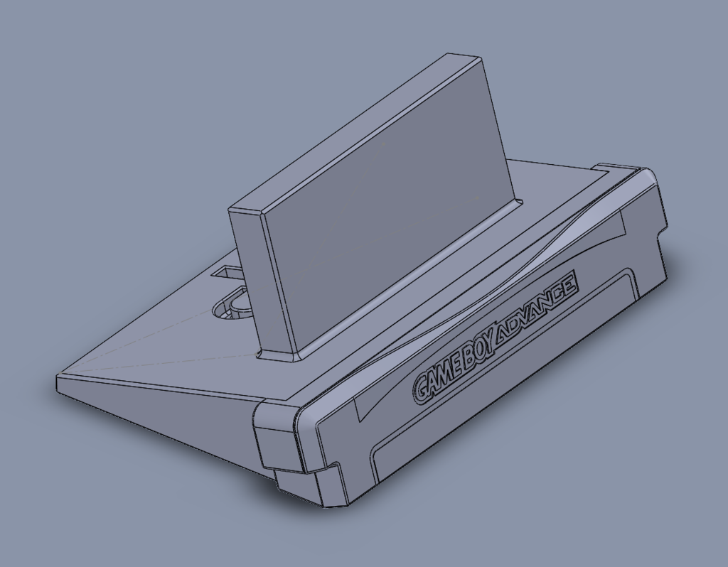 Fichier STL Game Boy Advance SP Stand - Slim (Licence Commerciale) 👦 ...