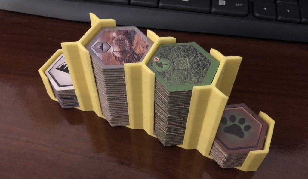 Free 3D file Terraforming Mars hexagon tiles stack・3D print model to ...