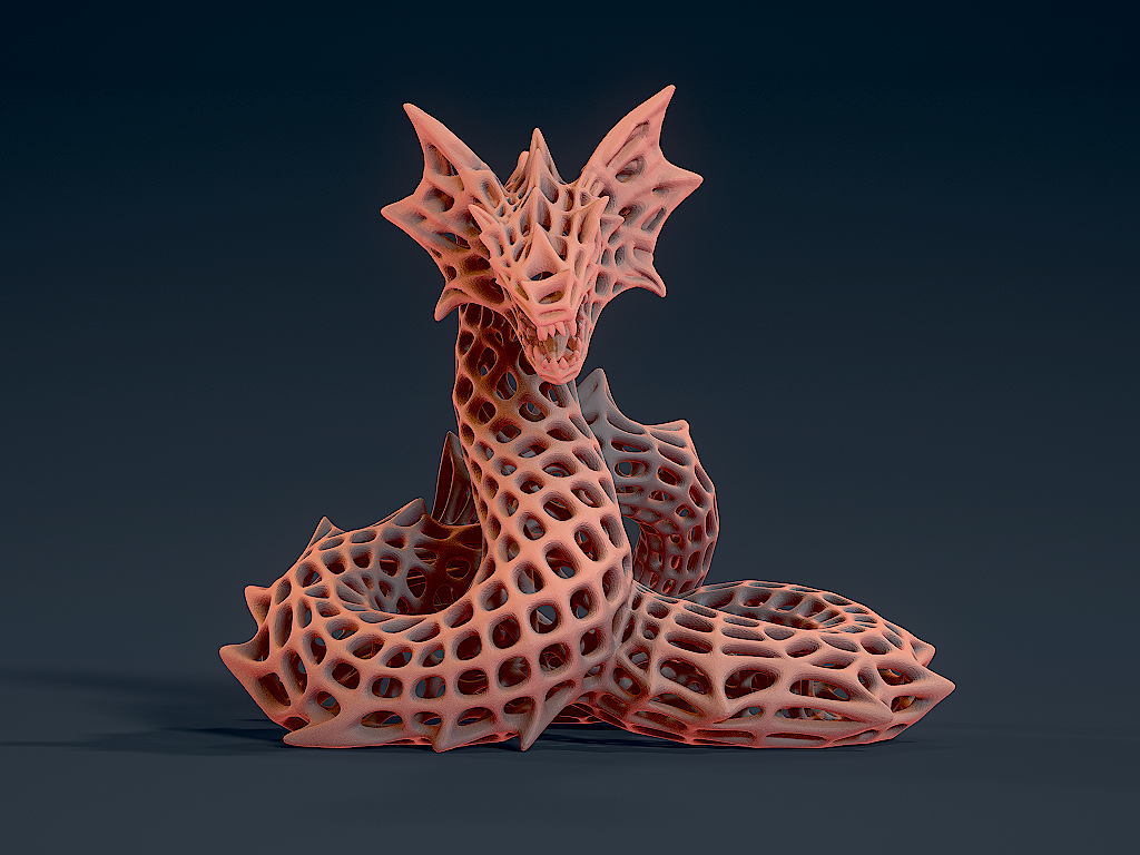 Free STL file Mesh Basilisk 🎨・3D print object to download・Cults