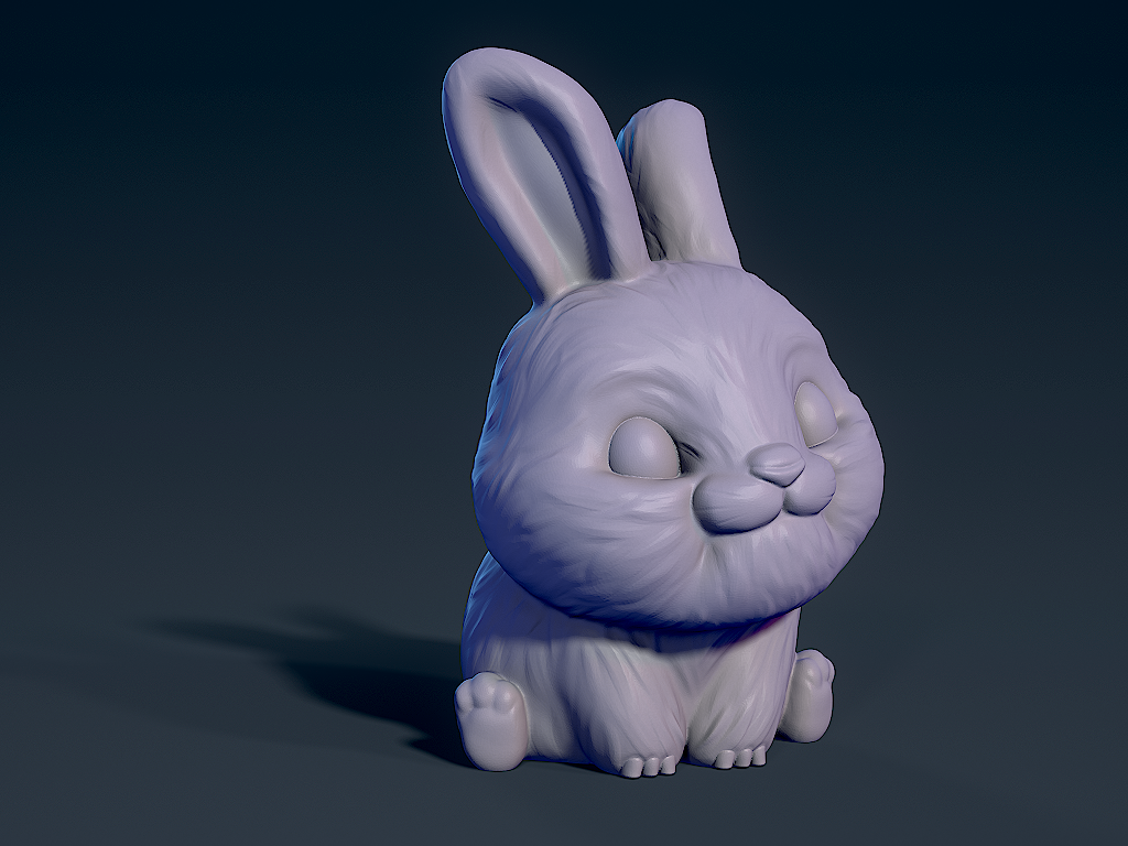 Free STL file Cute Rabbit・3D printing idea to download・Cults