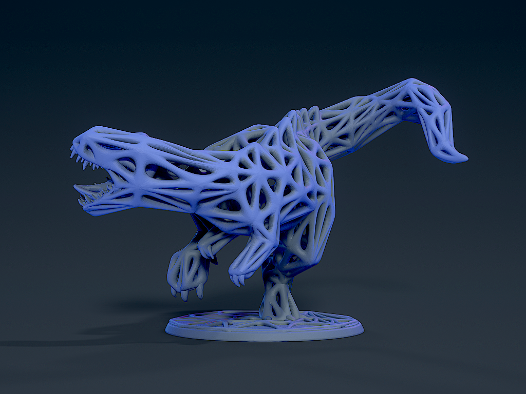 Free STL file Mesh Raptor 🎨・Design to download and 3D print・Cults