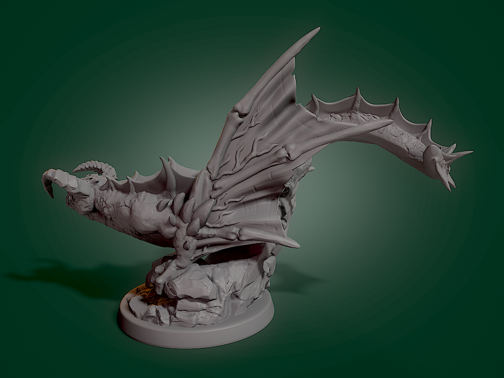 Free STL file Crawling Dragon 🐉・3D printing design to download・Cults