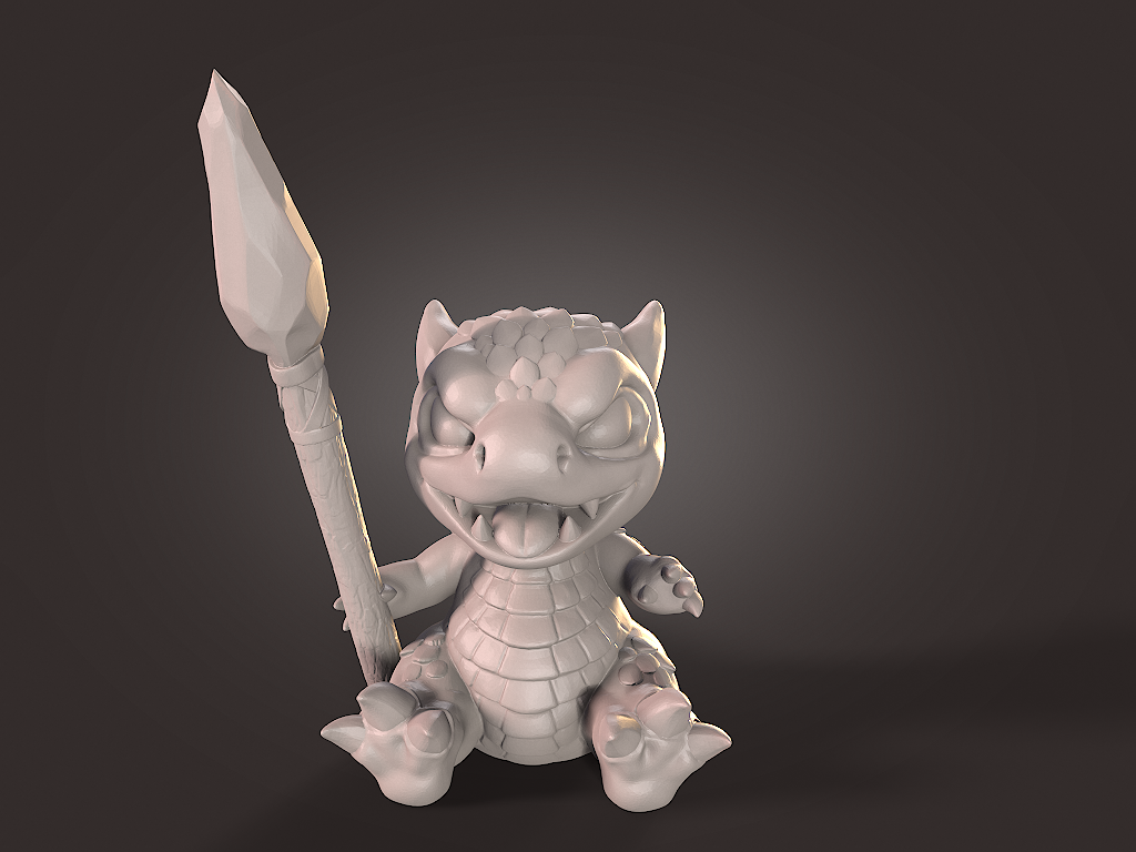 Free STL file Cute_Kobold・3D printable design to download・Cults