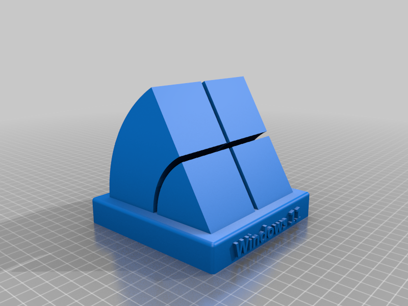 Free 3D file Windows 11 Plaque・3D printable model to download・Cults