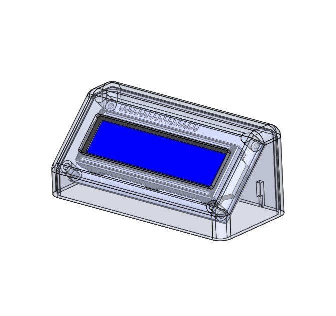Free 3D file LCD stand for 16x2 Arduino display・3D printing idea to ...