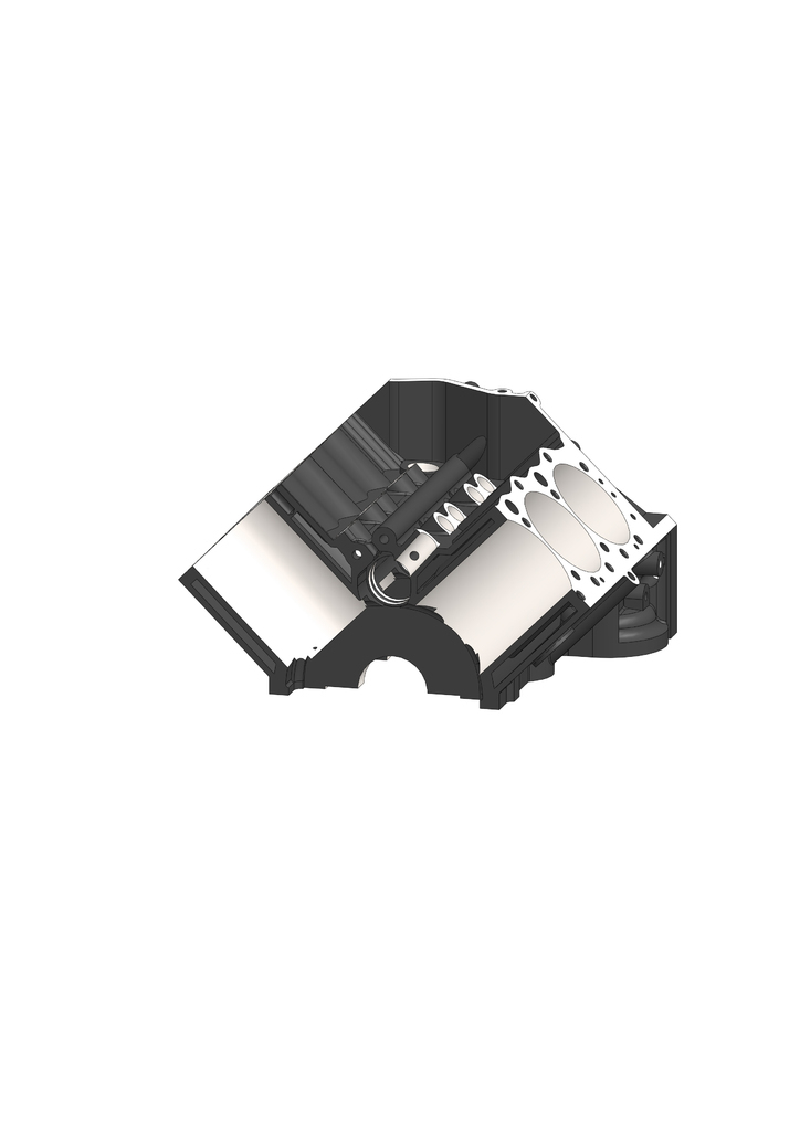 Free 3D file V8 Block 🚗・3D printable model to download・Cults