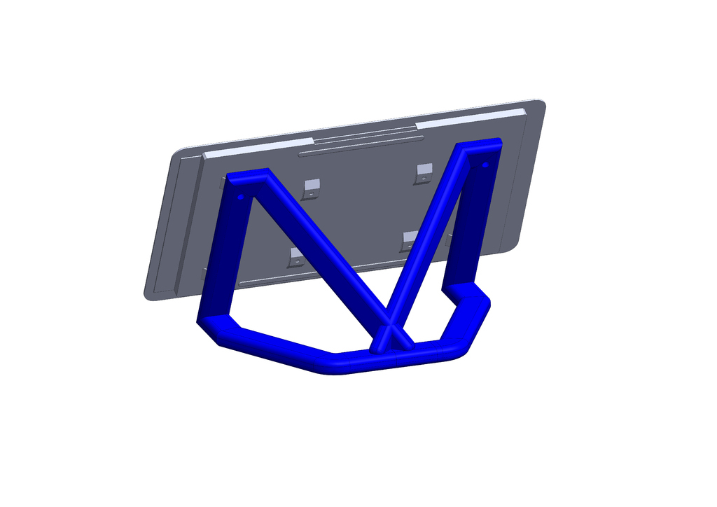 Free 3D file Raspberry Pi 7" Display stand 🧑‍🔧・3D print model to ...