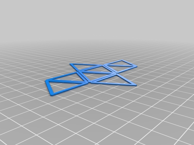 Free 3D file Foldable Octaeder 0,5mm thickness 30mm wide・3D printer ...