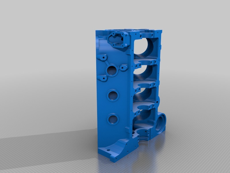 Free 3D file V8 Block 🚗・3D printable model to download・Cults