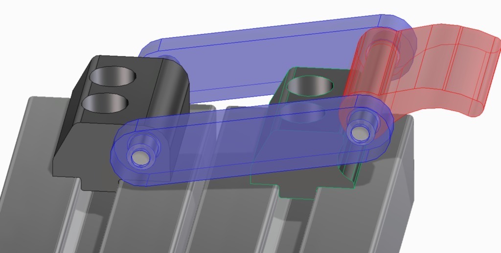 Free 3D file Clamping Latch for Parallel 40-series [8040] Aluminum T ...