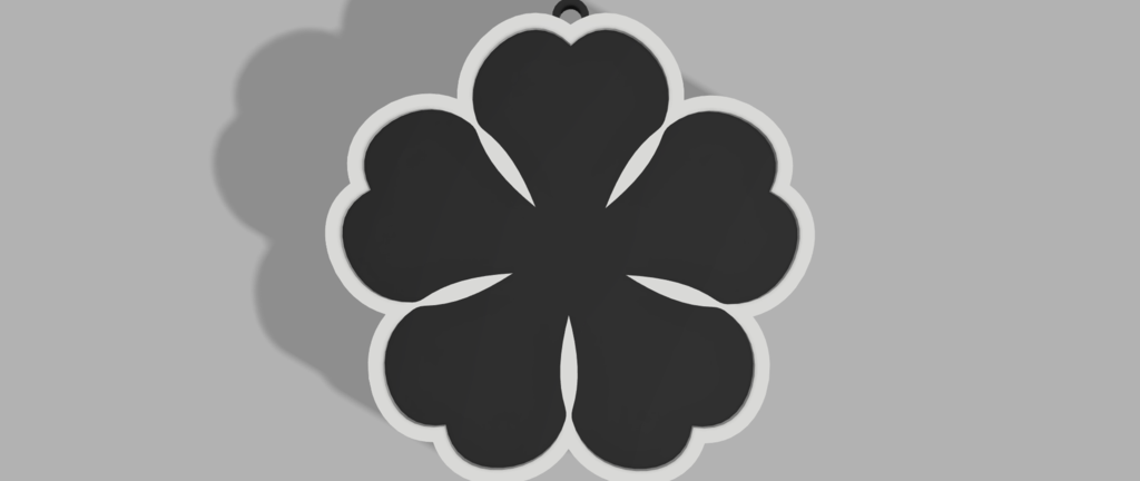 Archivo 3D gratis Llavero trébol de cinco hojas Black Clover v2・Plan ...