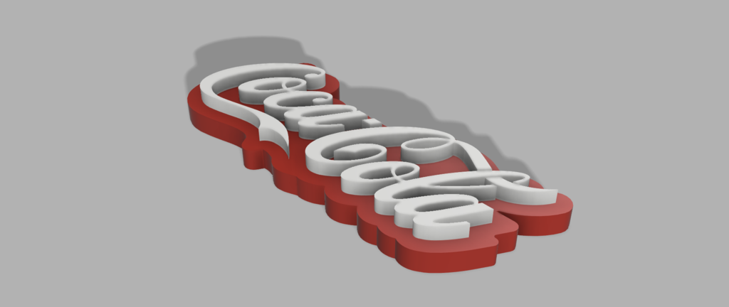 Free 3D file Coca-Cola keychain・3D printing design to download・Cults