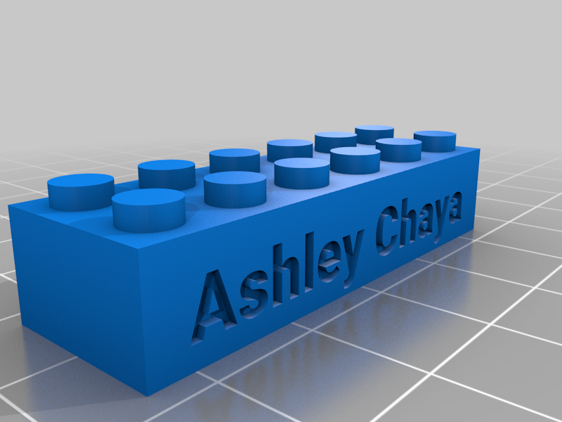 Free 3D file Ashley Brick・3D printer design to download・Cults
