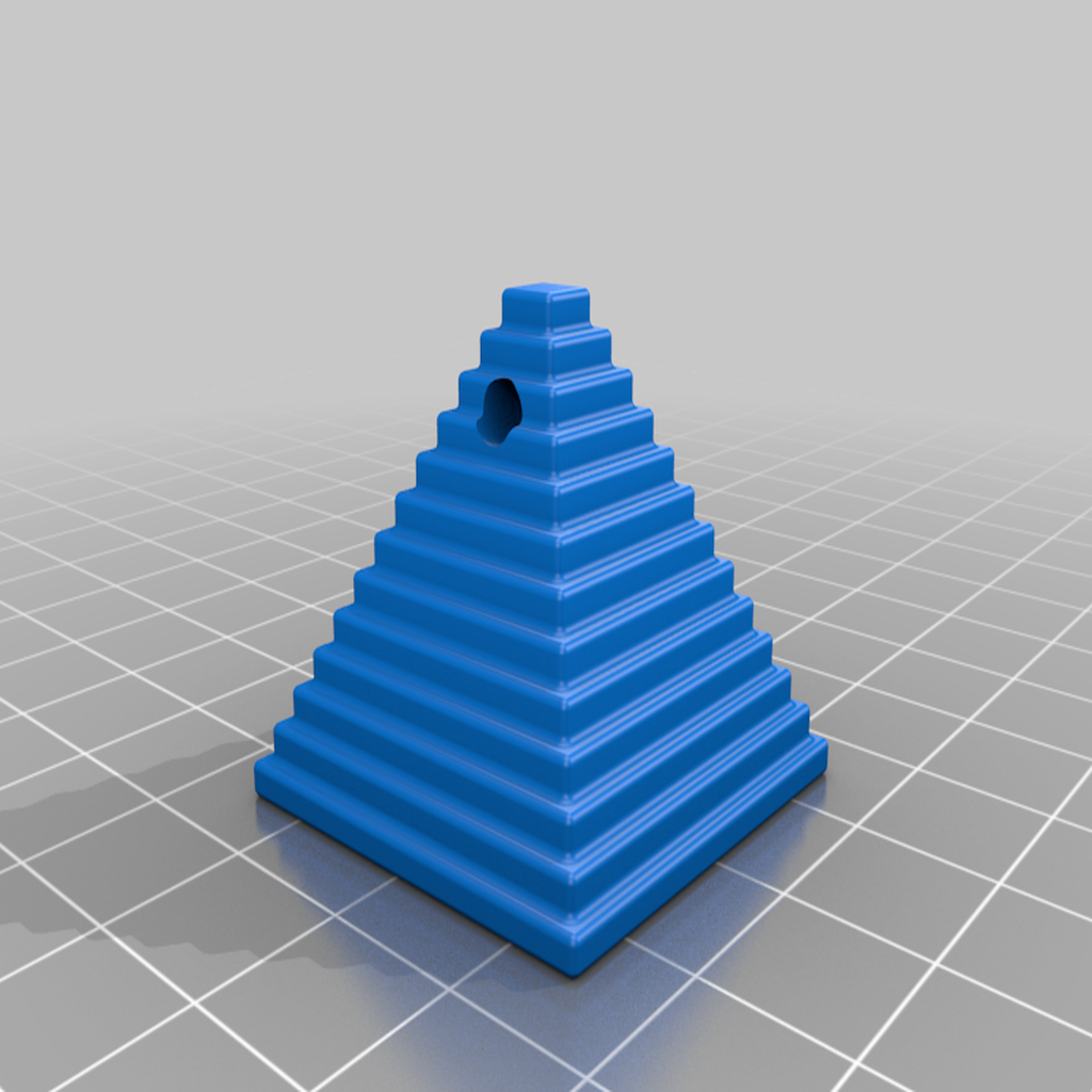 Free 3D file Pyramid Keychain・3D printable object to download・Cults