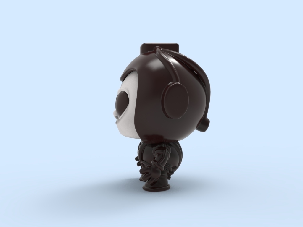 Free STL file Little alien kawaii 👽・3D printer design to download・Cults