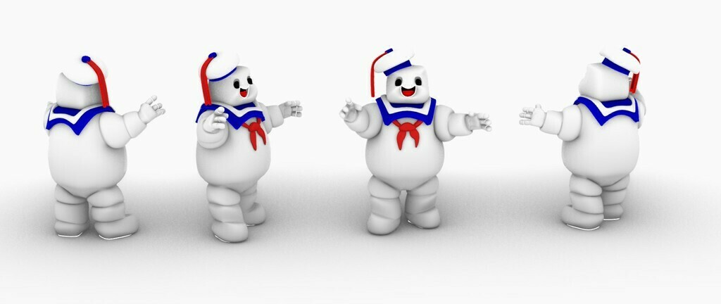 Free 3D file bibendum chamallow ghostbusters 🎬・3D printable design to ...
