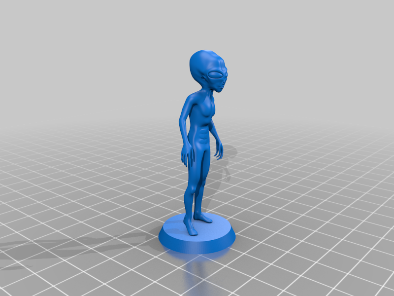 Fichier 3D gratuit Short Grey alien zeta・Design pour imprimante 3D à ...