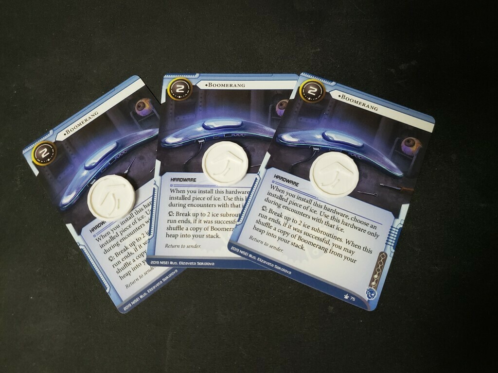 Free 3D file Netrunner Boomerang Token・3D print model to download・Cults