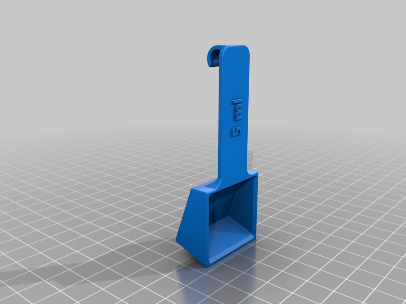 Free STL file Measuring spoons (clip onto wire rack)・3D print design to ...