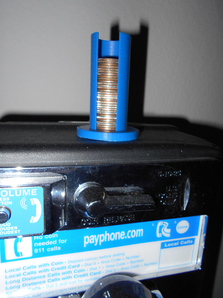 Free 3D file Simple Quarter Holder: One Roll's Worth・3D print object to ...