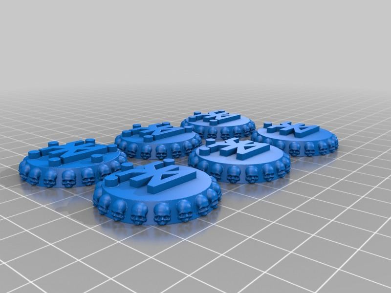 Free 3D file Korne flakes / Deamon objective markers・3D print design to ...