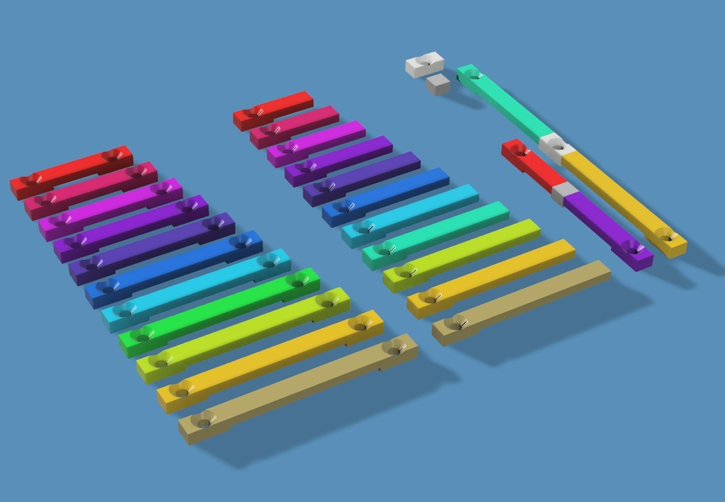 Free 3D file Simple ribbon cable holder (28 AWG, 1.27mm) 🎀・3D printable ...