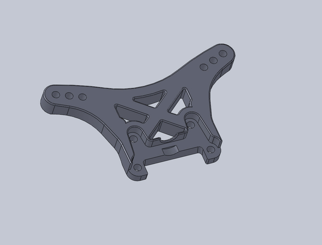 Free 3D file Basher BSR BZ-444 Pro - Front,Rear Shock Tower, Teamc Tc04 ...