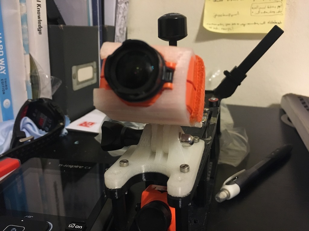 Free 3D file Adjustable Mini Quad Runcam Mount (GoPro style Mount)・3D ...