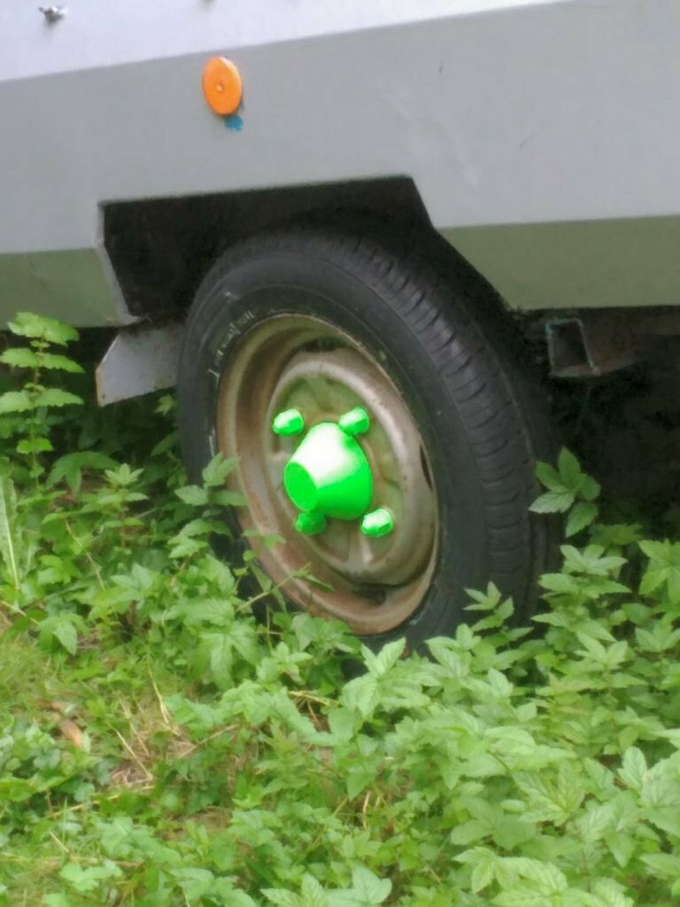 Free 3D file 110/111 mm trailer wheel cap・3D print design to download・Cults