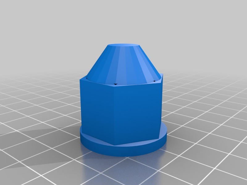 Free 3D file 19 mm wheel nut cover・3D printer model to download・Cults