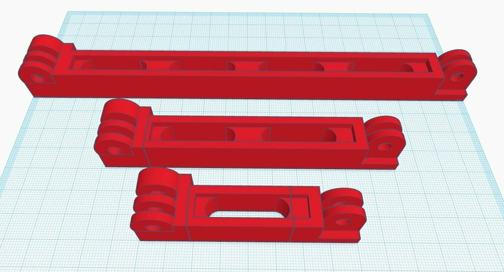 Free 3D file GoPro extensions easy-to-print 20, 12 and 8 cm・Model to ...