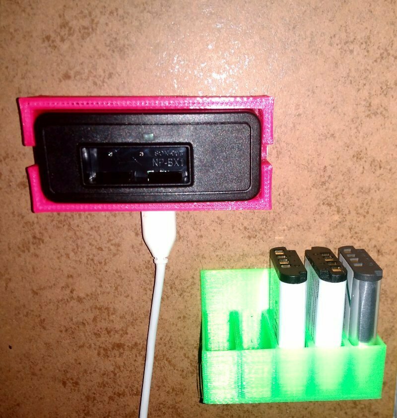 Free 3D file Sony HX-300 charger and battery mounts・3D printer design ...