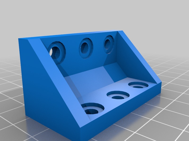 Free 3D file Reenforced 90 degree bracket 50x25 mm・3D print model to download・Cults