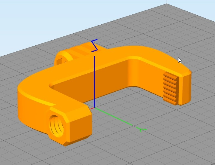 Free 3D file Modular Mounting System Clamp with grips (GoPro compatible ...