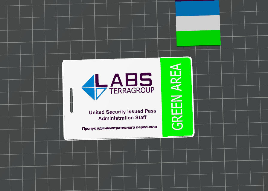 Free 3D file labs green key card 🔑・3D print design to download・Cults