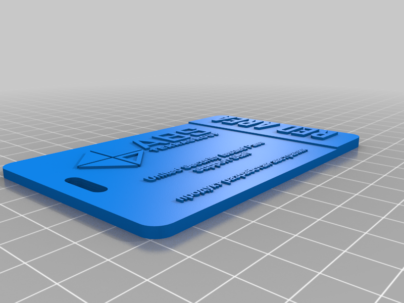 Free 3D file Labs red key card 🔑・3D print design to download・Cults