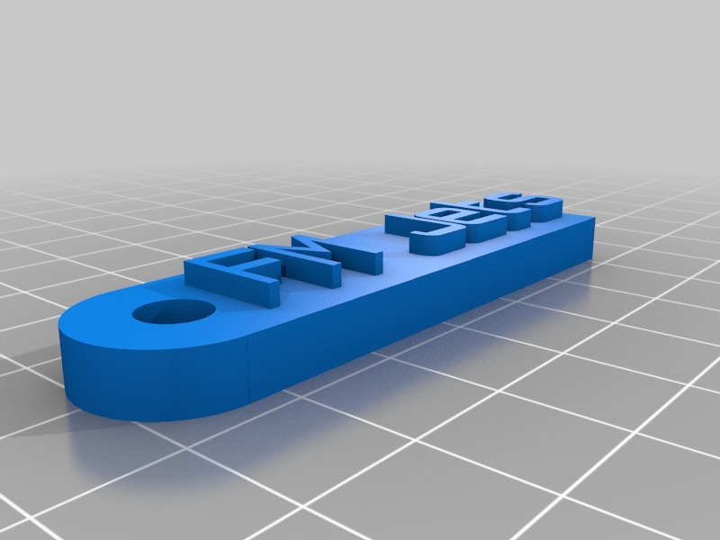 Free 3D file FM Jets Keychain・3D printing idea to download・Cults