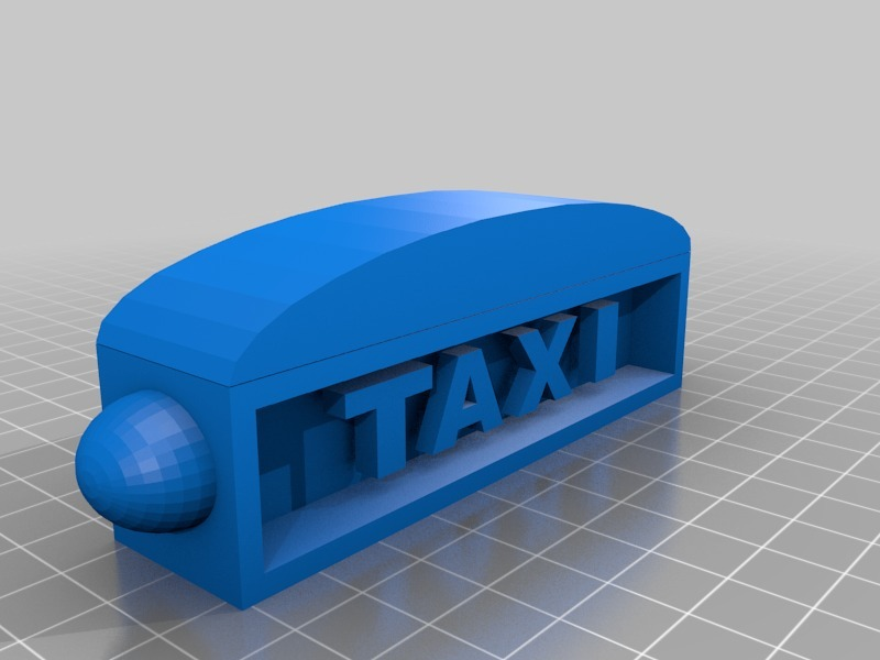 Free 3D file Taxi Sign・3D printable design to download・Cults