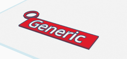 Free 3D file "Generic" Keychain・3D printing model to download・Cults