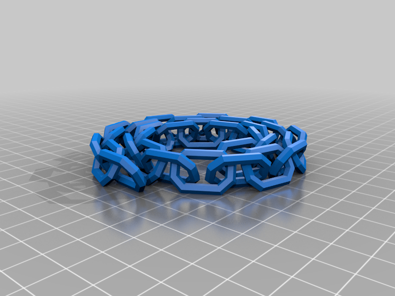 Free 3D file Spiral Chain 30 Links 1.5ft 🔗・3D printer design to ...