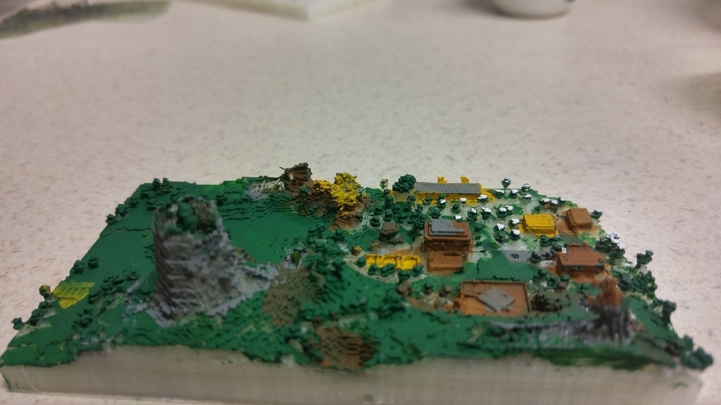 Free 3D file Minecraft Village 1・3D print design to download・Cults