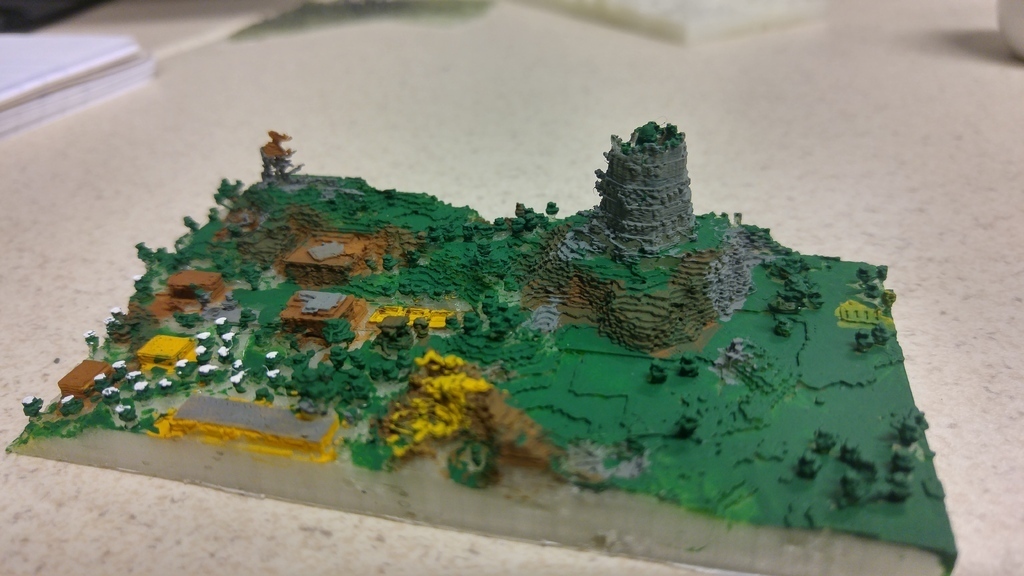 Archivo 3D gratis Aldea Minecraft 1・Objeto para impresora 3D para descargar・Cults