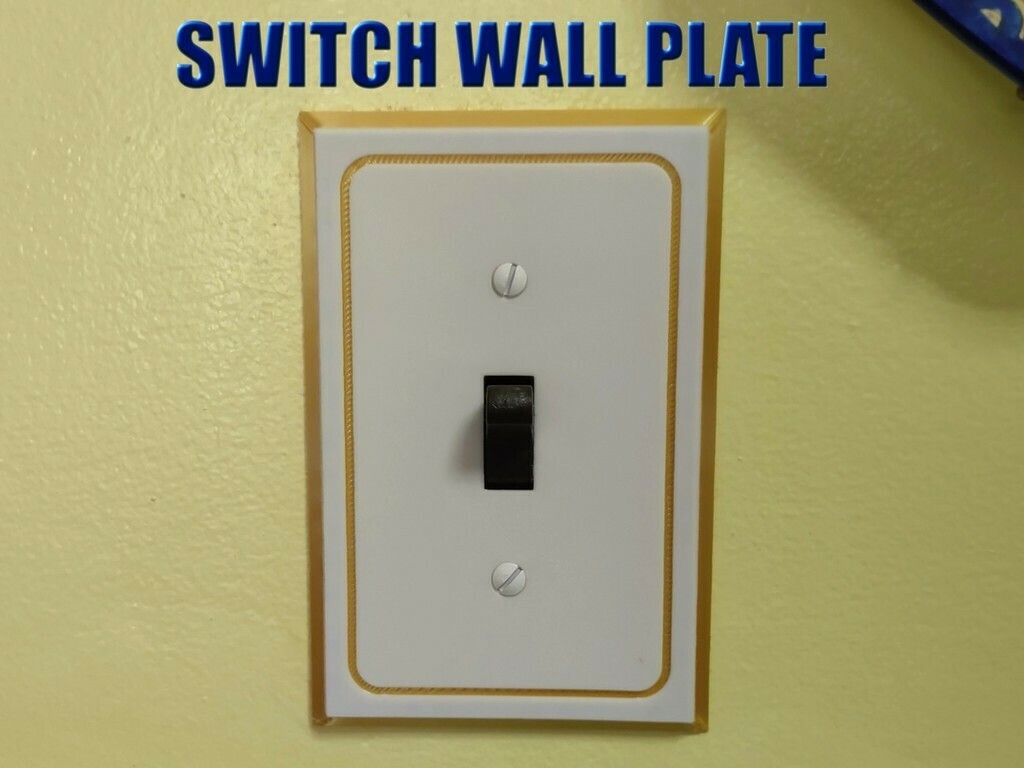 Free 3D file Wall Plate, Switch・3D print design to download・Cults