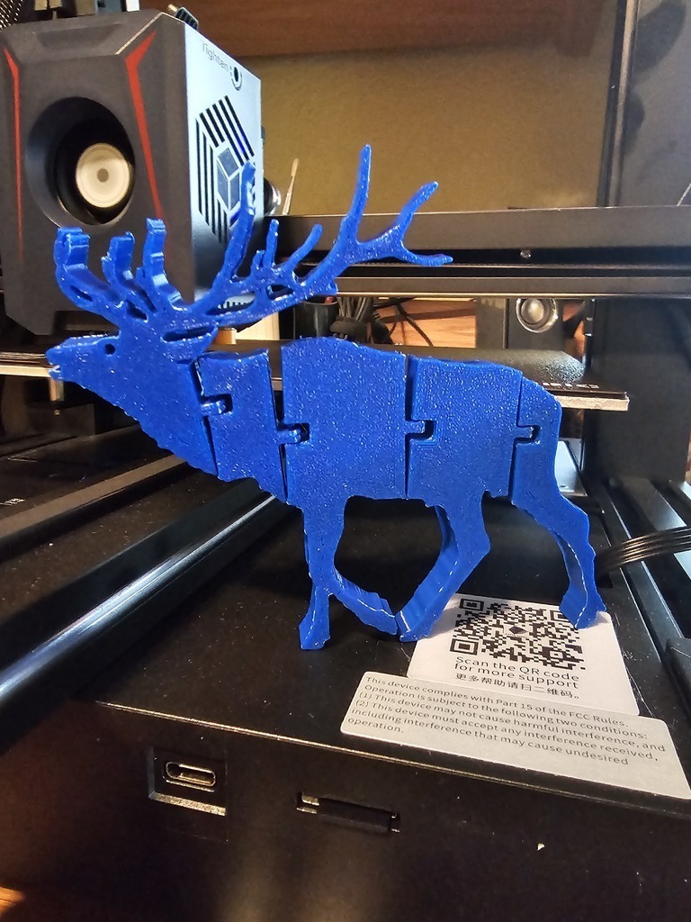 Free 3D file Flexi-Elk 🎨・3D printing model to download・Cults