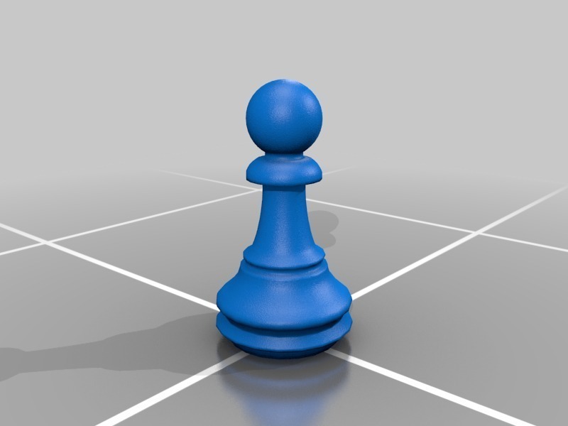 Free OBJ file Simple Pawn ♟️・3D print design to download・Cults