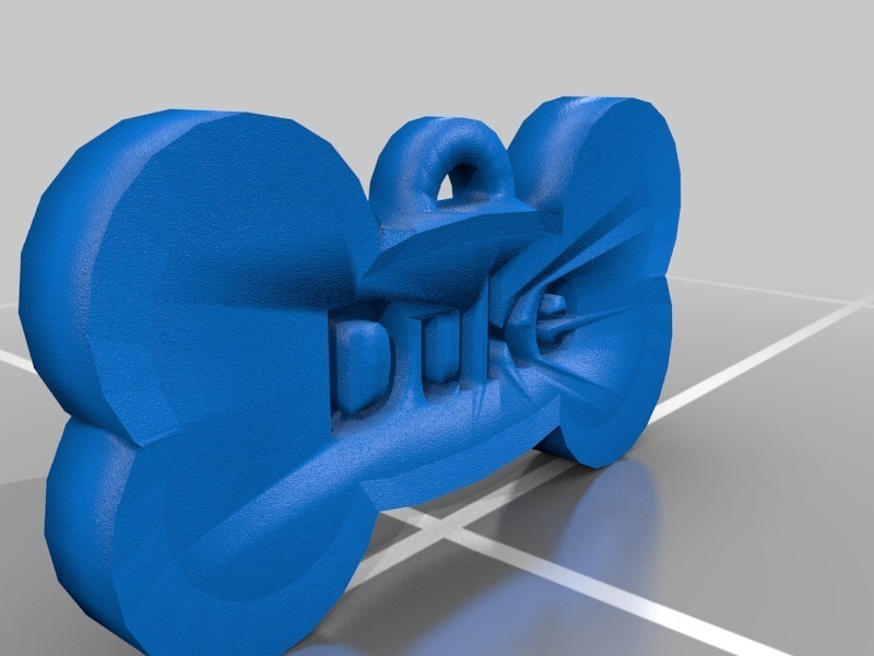 Archivo 3D gratuito Etiqueta de perro para Duke・Design para impresora ...