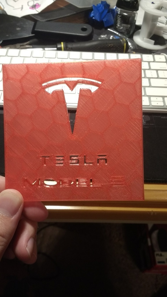 Free 3D file Tesla model 3 coaster・3D printable model to download・Cults