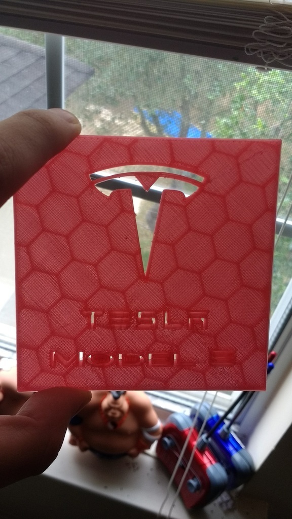 Free 3D file Tesla model 3 coaster・3D printable model to download・Cults