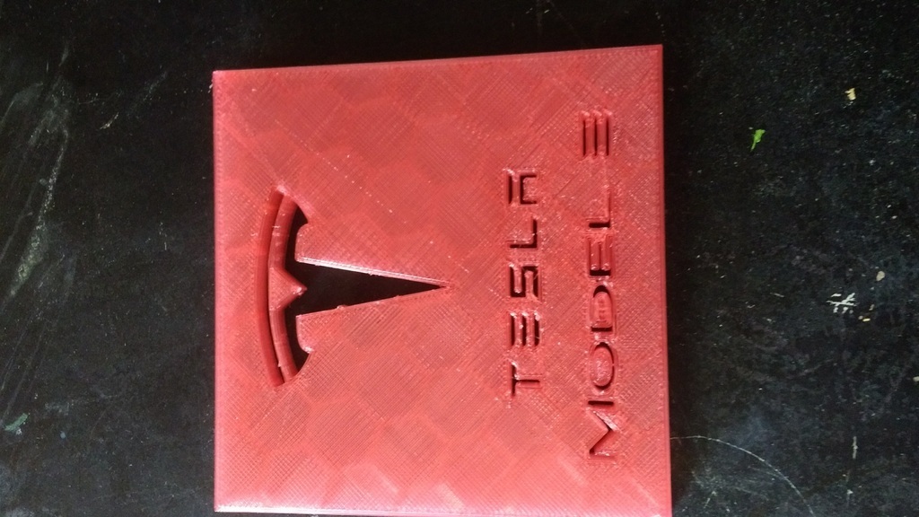 Free 3D file Tesla model 3 coaster・3D printable model to download・Cults