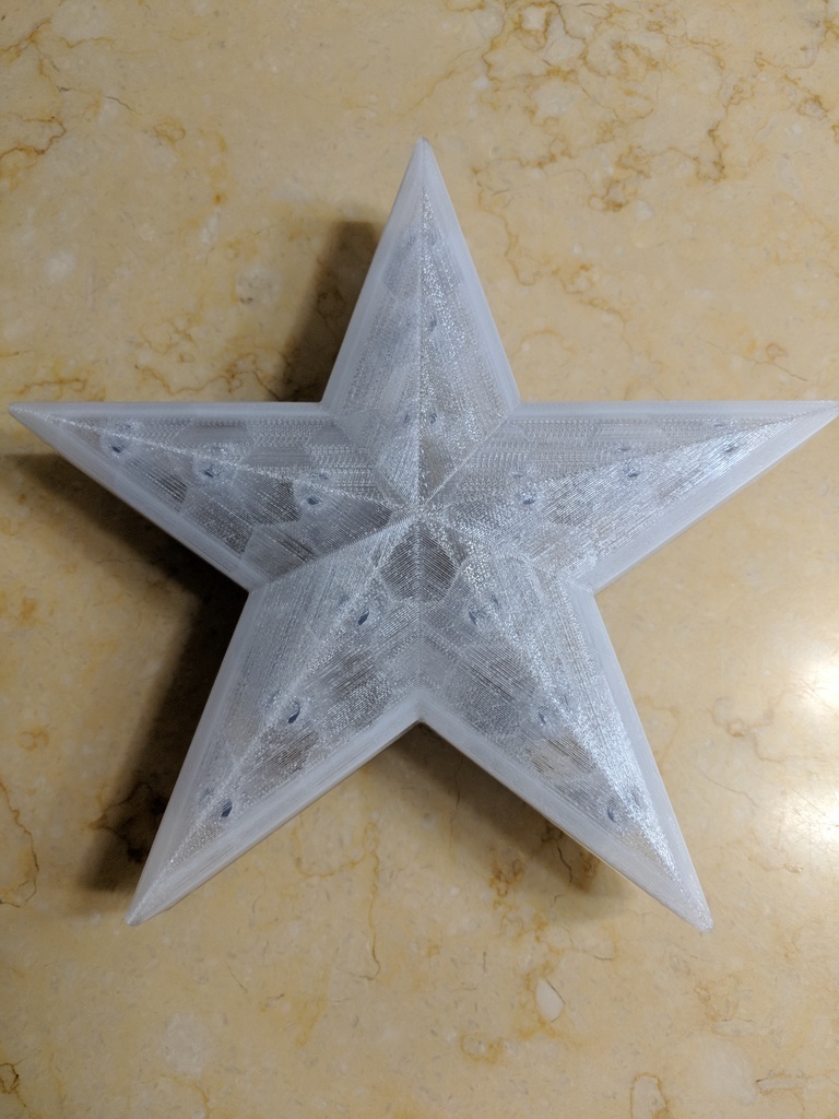 Free 3D file Animated LEDs Christmas Star Decoration・3D printer model ...